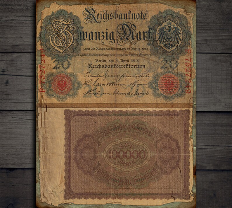 DIGITAL Vintage Money Printable Antique Banknotes Junk - Etsy