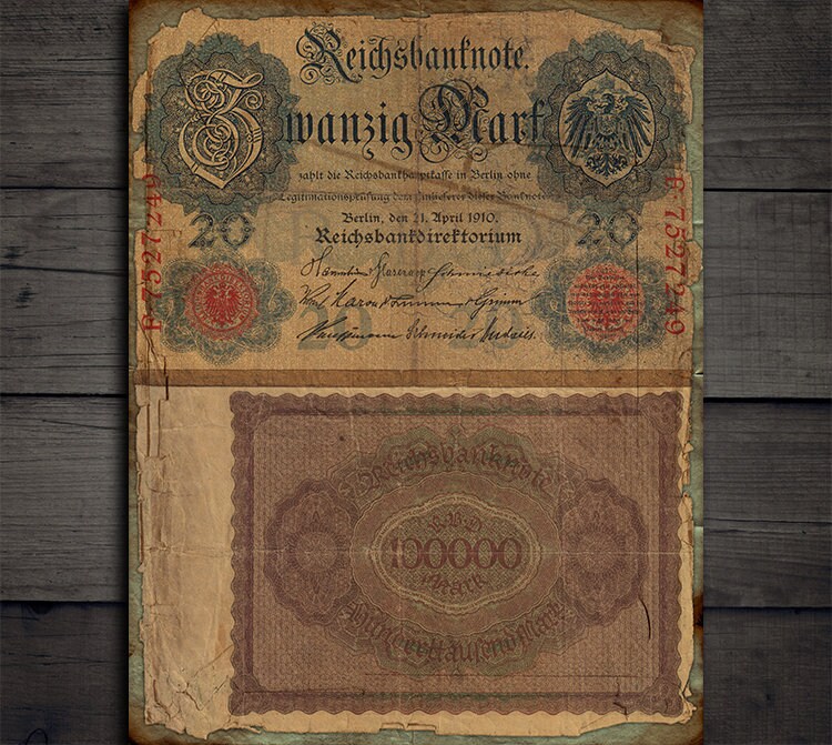 DIGITAL Vintage Money Printable Antique Banknotes Junk - Etsy