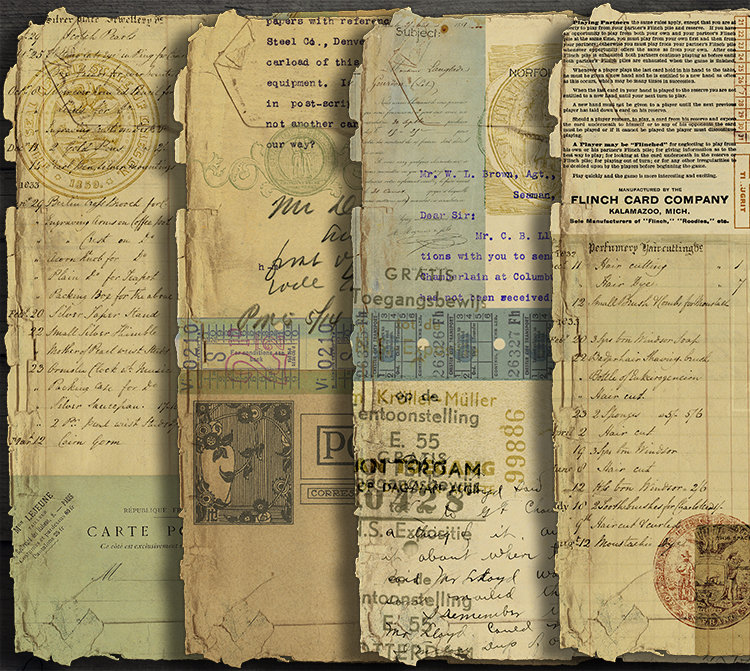 DIGITAL Vintage Grunge Junk Journal Ephemera - Digital Collage Sheet ...