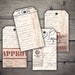 DIGITAL Vintage Postal Tags Digital Collage Sheet Download - VBM1519 - Etsy