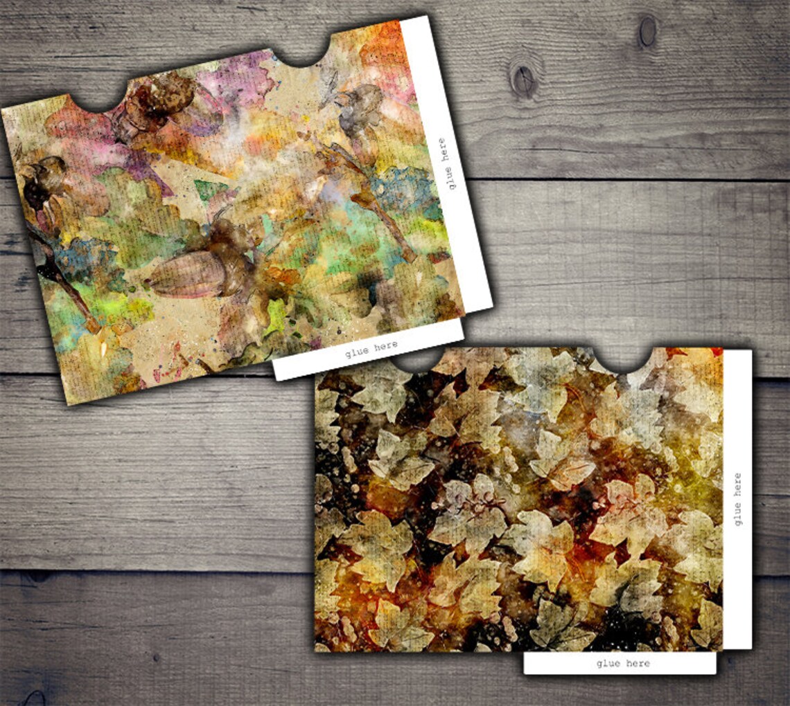 DIGITAL Printable Vintage Fall Envelopes Digital Collage - Etsy
