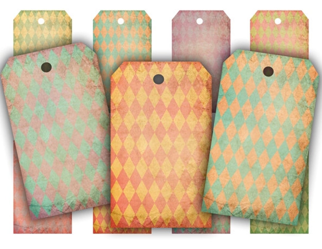 DIGITAL Diamond Gift Tags Digital Collage Sheet Download - 604 ...