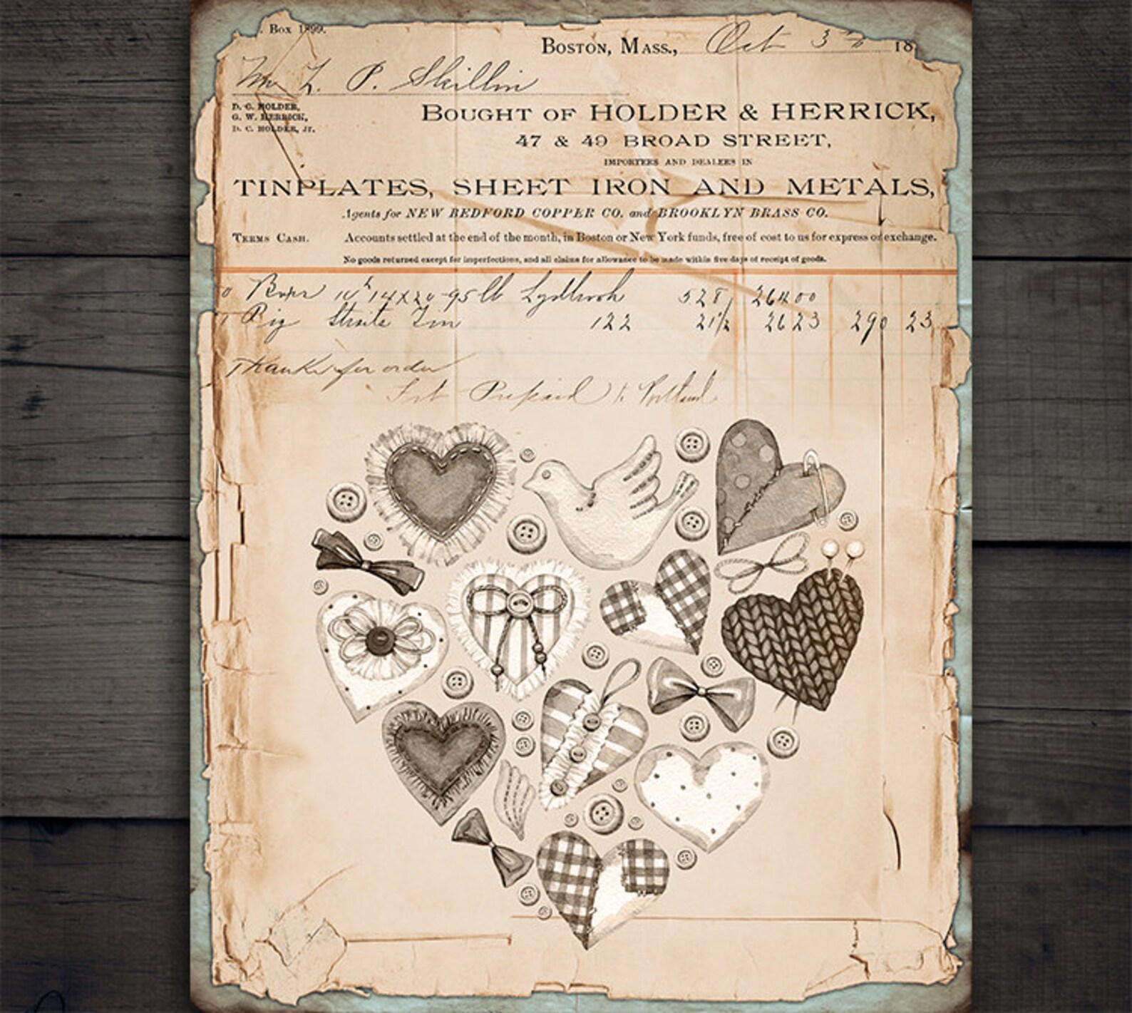 DIGITAL Vintage Valentines Junk Journal Ephemera Digital | Etsy