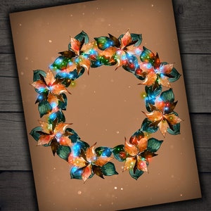 DIGITAL Christmas Lights Digital Paper Download - Etsy