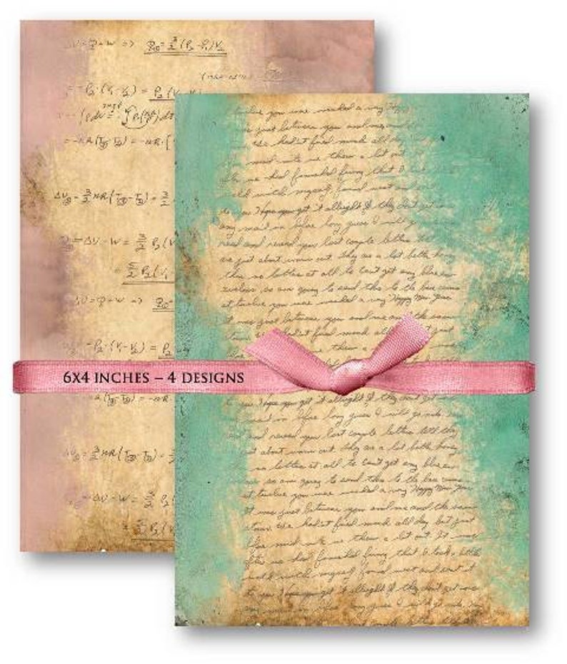 DIGITAL Handwritten Backgrounds Digital Collage Sheet - Etsy