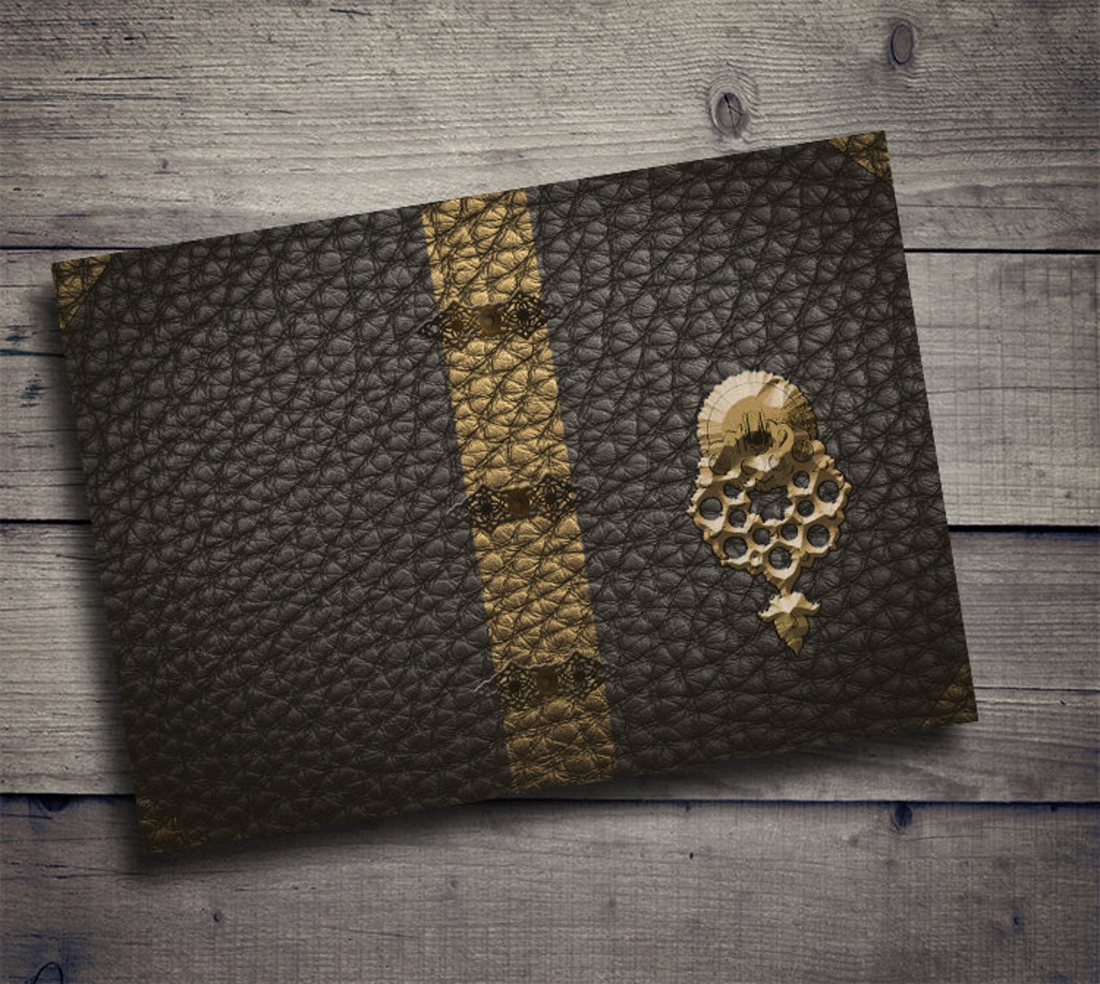 DIGITAL Vintage Gold Leather Journal Covers Digital Papers - Etsy