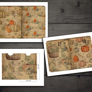 DIGITAL Digital Fall Junk Journal Kit - Vintage Digital Paper Download ...