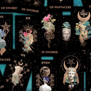 DIGITAL Ancient Hellenic Tarot Cards - Printable Greek Gods Tarot Deck ...