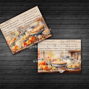 Fall Digital Papers, Fall Junk Journal, Digital Fall Paper Download ...