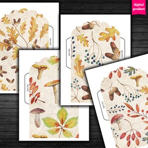 DIGITAL Vintage Fall Envelopes - Printable Autumn Envelopes - VBM2751 ...