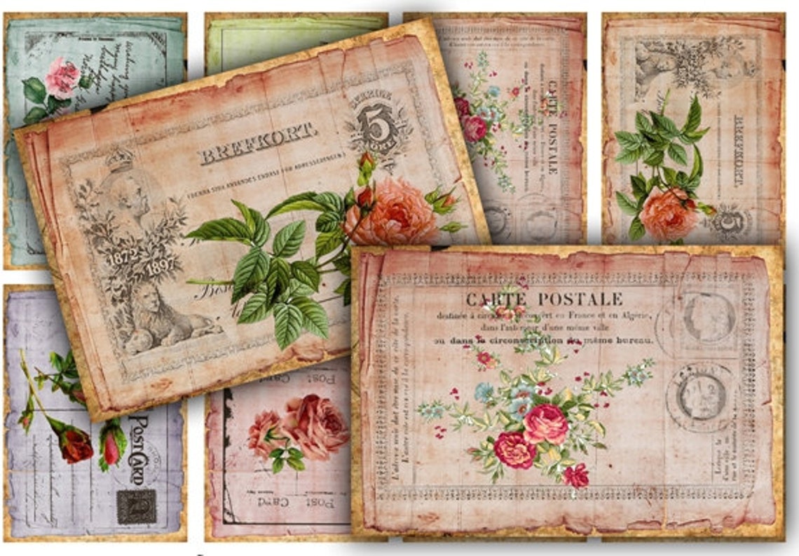 DIGITAL Digital Images Digital Collage Sheet Download - Etsy