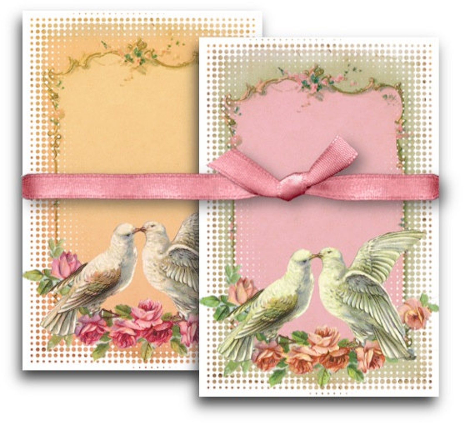 DIGITAL Doves Digital Collage Sheet Download 1159 Digital - Etsy