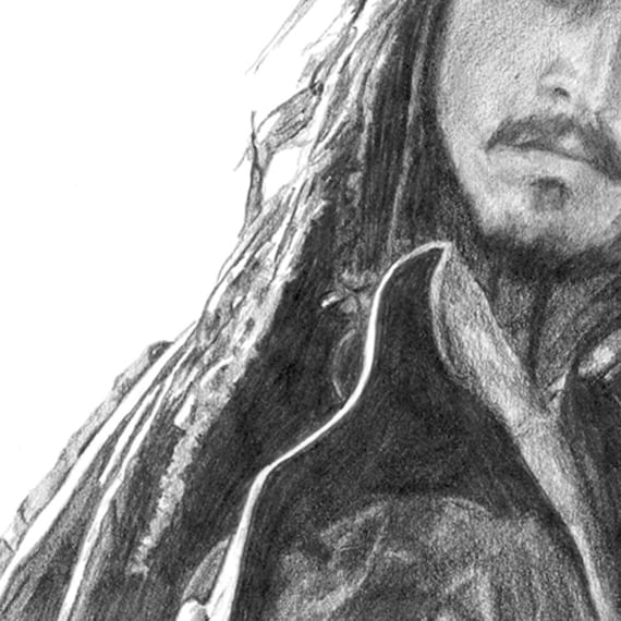 Jack Sparrow Drawing Simple