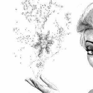 FROZEN - ELSA Pencil Drawing - Etsy