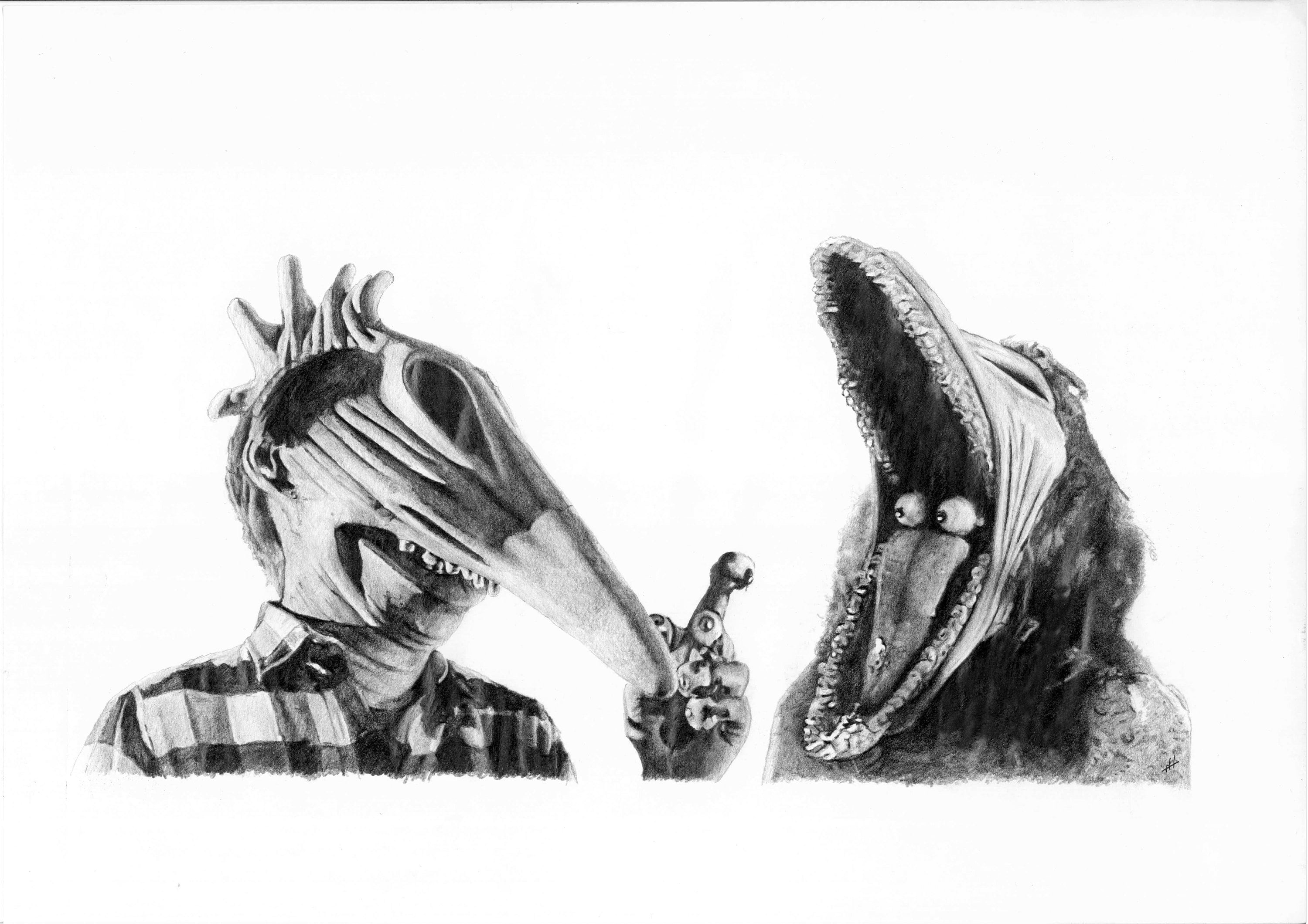 Scary Faces Drawings