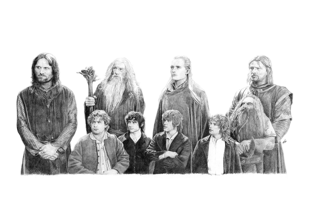 Lord of the Rings - THE FELLOWSHIP - Etsy