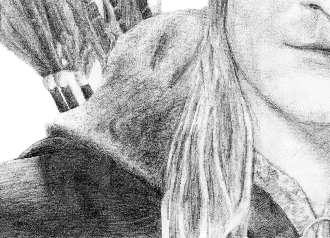 LEGOLAS Pencil Drawing - Etsy UK