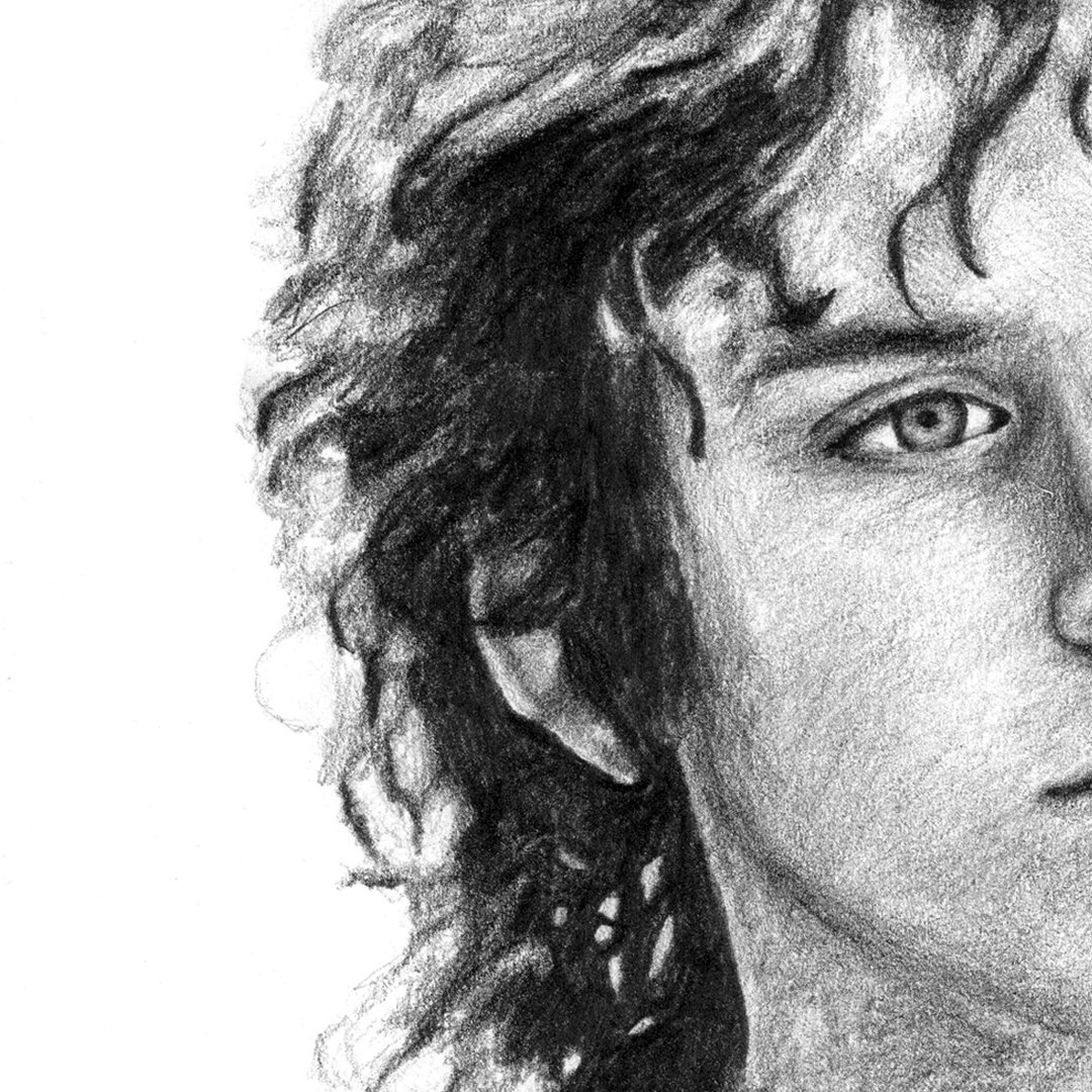 FRODO and SAM Pencil Drawing - Etsy
