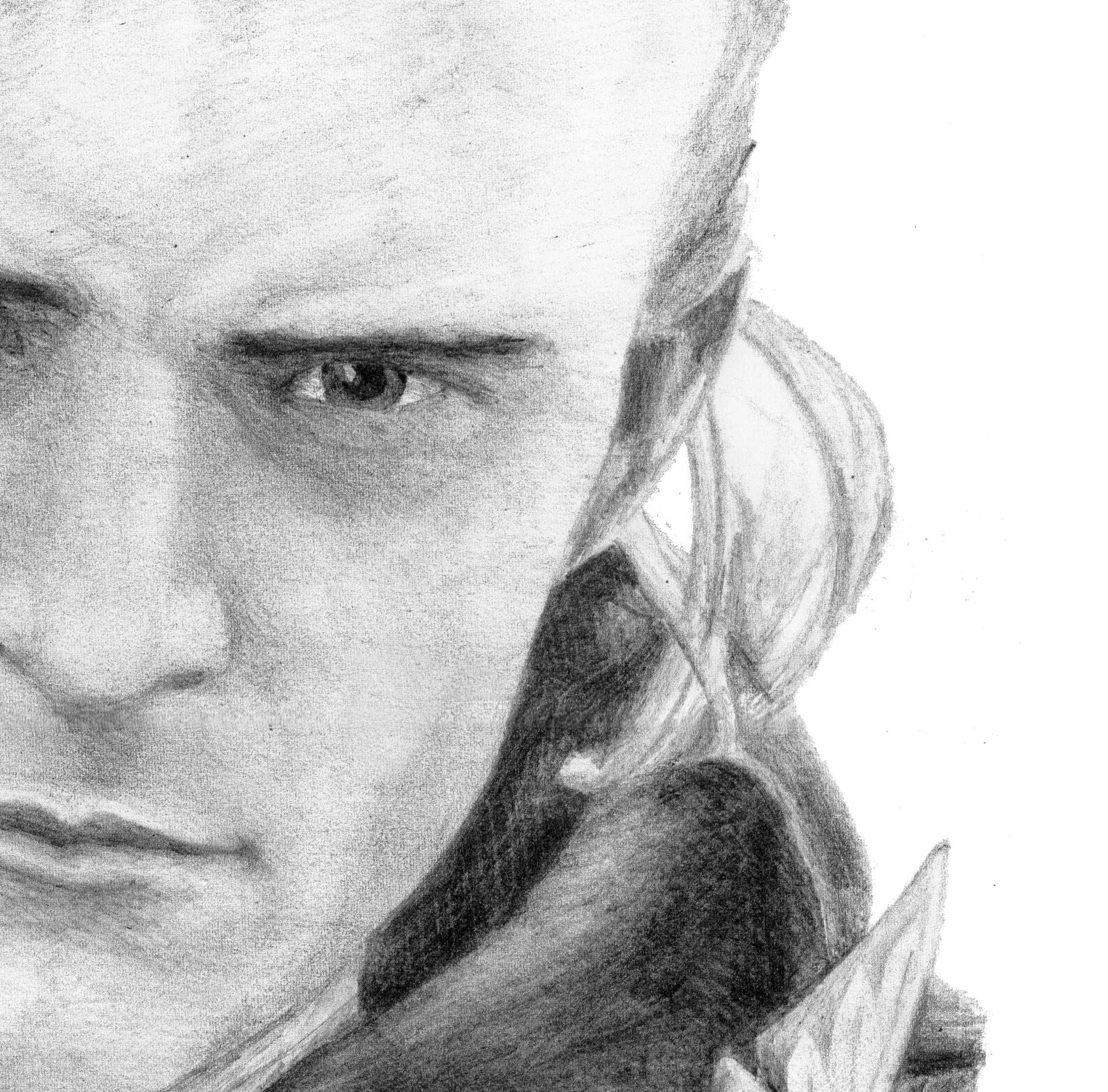 LEGOLAS Pencil Drawing - Etsy