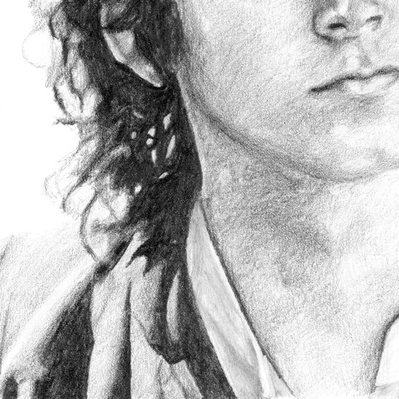 ORIGINAL FRODO and SAM Lord of the Rings Pencil Drawing - Etsy
