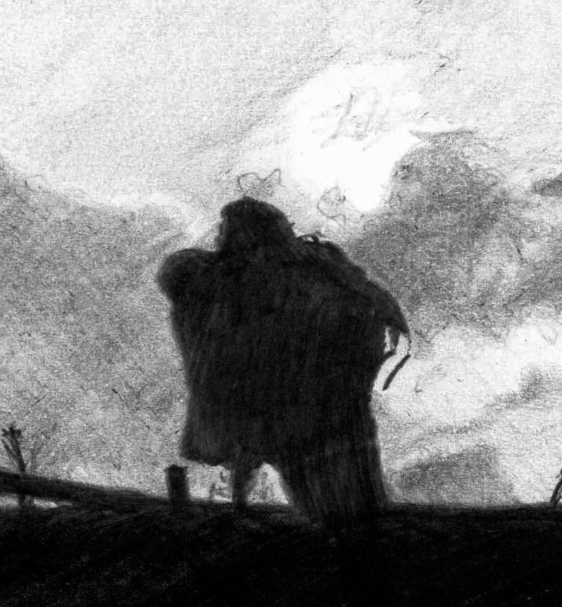 GANDALF FRODO and SAM leave The Shire | Etsy