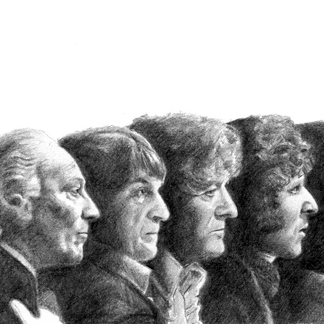 ORIGINAL DR WHO Pencil Drawing - Etsy