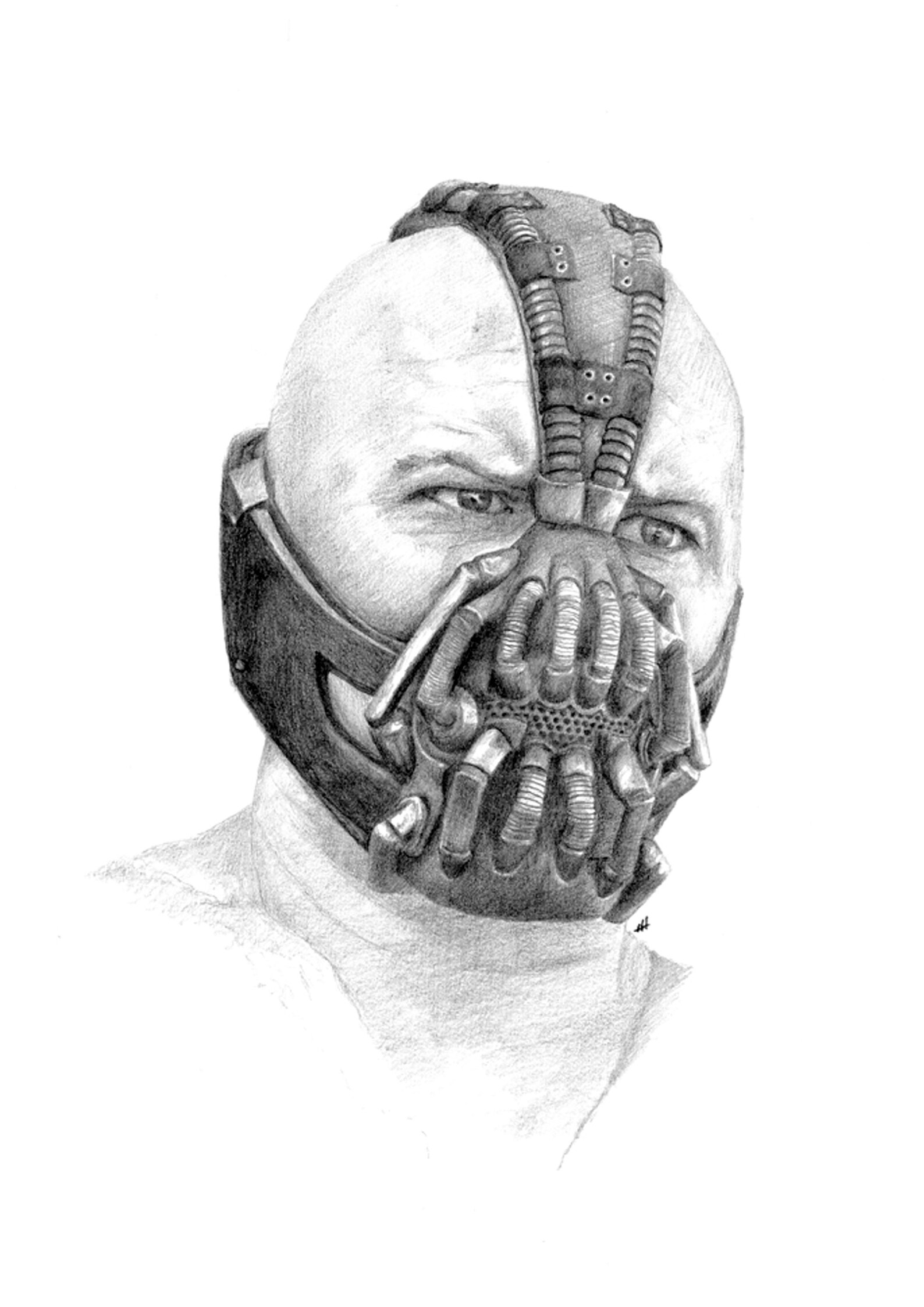 BANE Pencil Drawing - Etsy