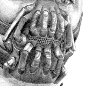 BANE Pencil Drawing - Etsy