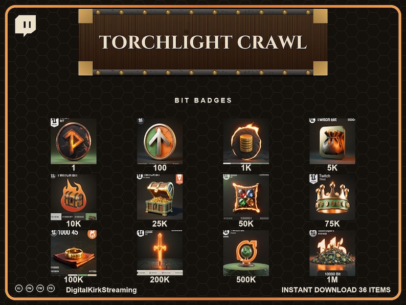 Dungeon Crawl Stream Overlay Bundle | TTRPG Fantasy Roleplay OBS Assets ...