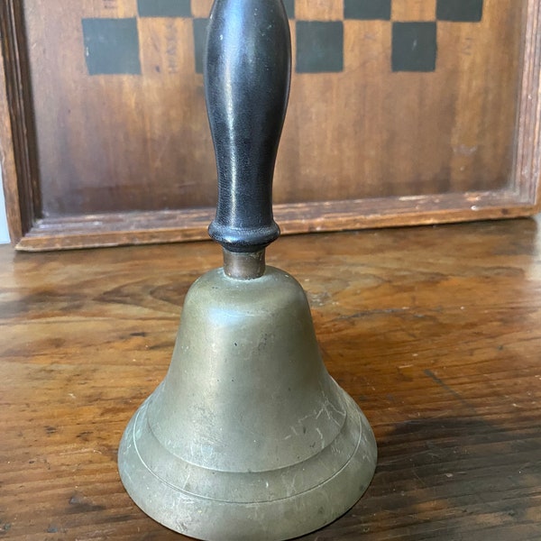 Antique School Bell - Etsy
