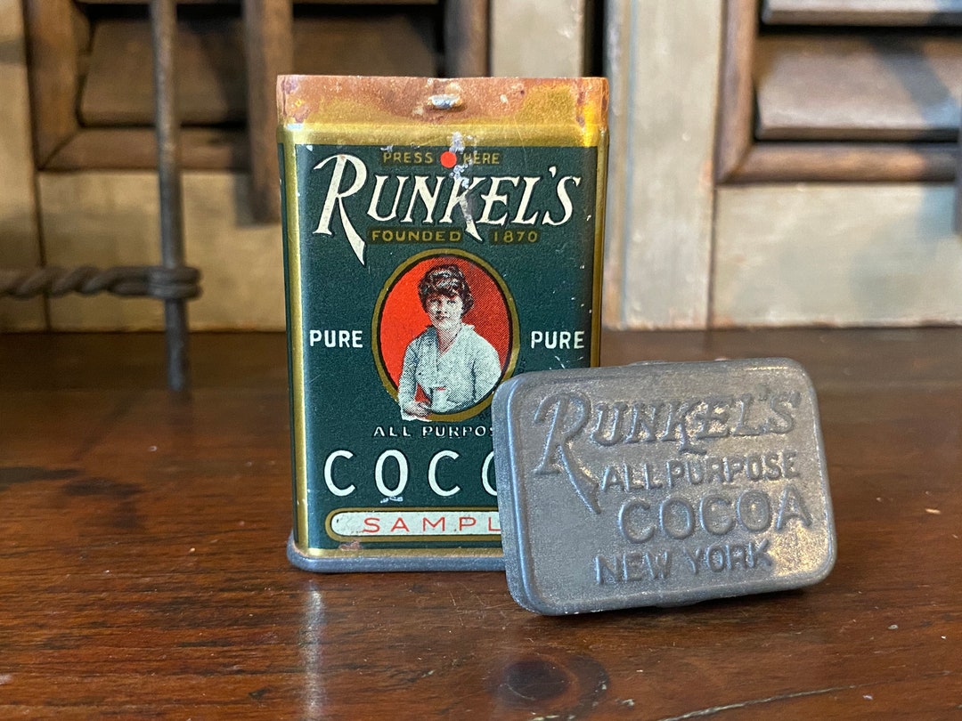Vintage Sample Size Runkel’s Cocoa Tin, Collectible Tin - Etsy