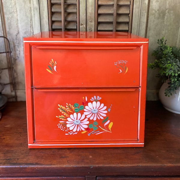 Vintage Bread Box - Etsy