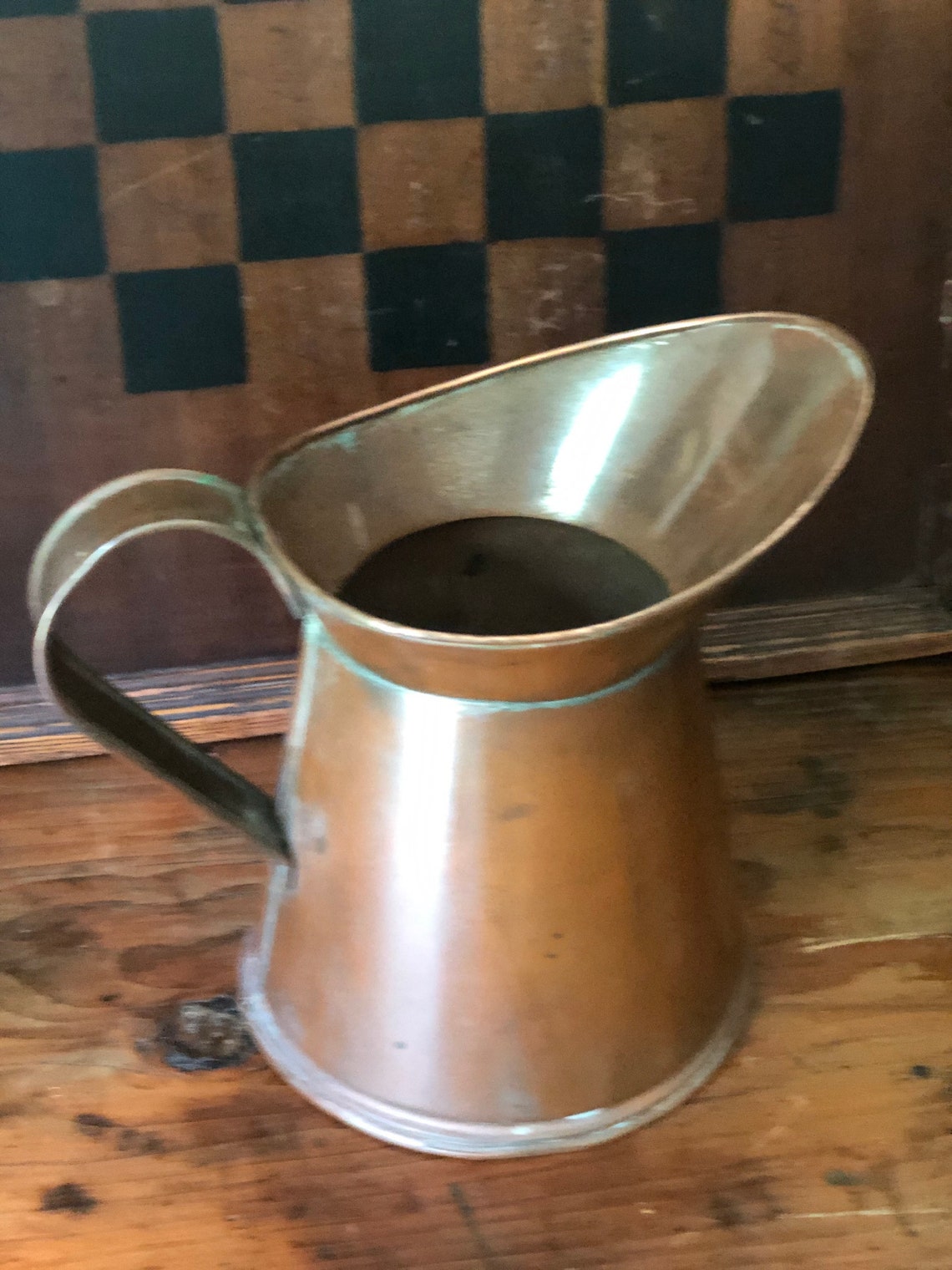 Antique Copper Milk/water Picture/jug Food Photo Prop Blog - Etsy