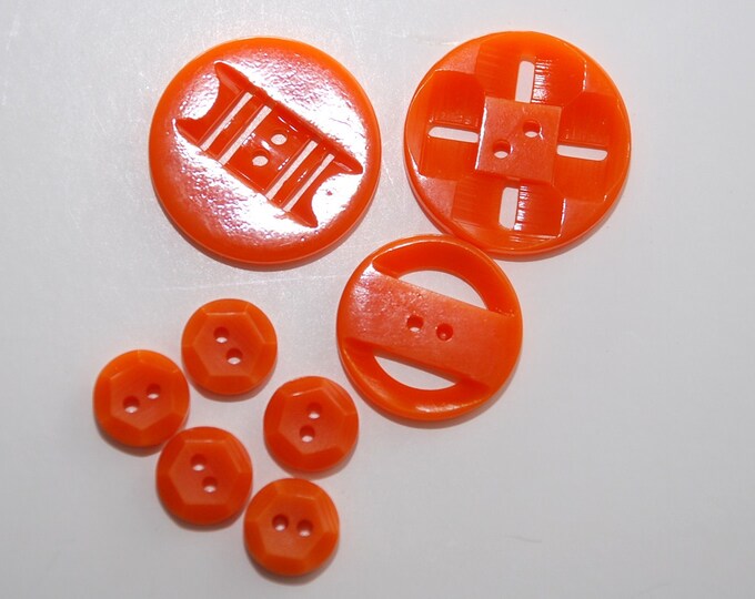 Vintage Bakelite Buttons...lot of Seven - Etsy