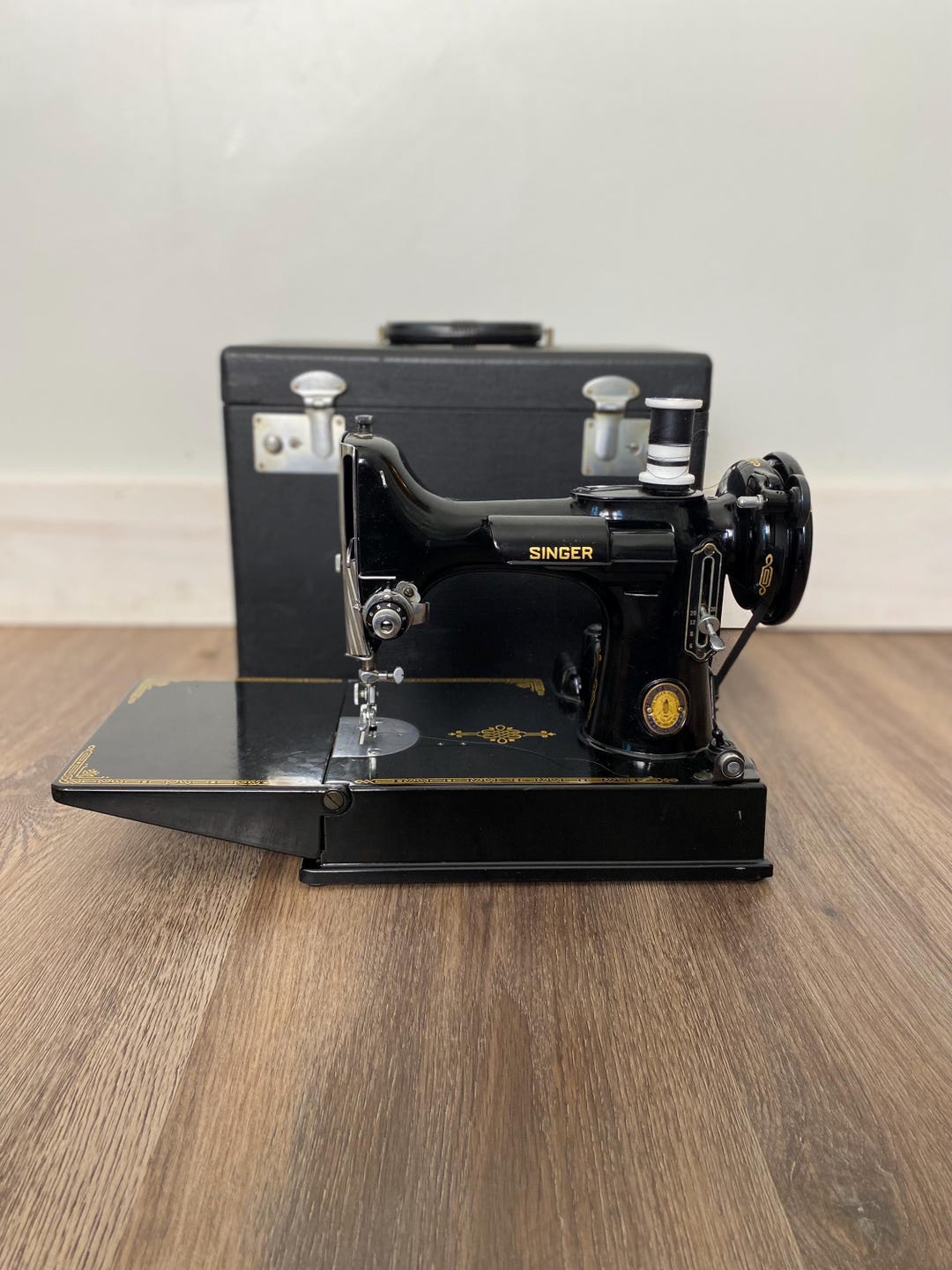 1951 Singer Feather Weight 221, 100 Year Anniversary Model Sewing ...