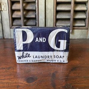 Vintage P and G Laundry Soap,bar Soap - Etsy