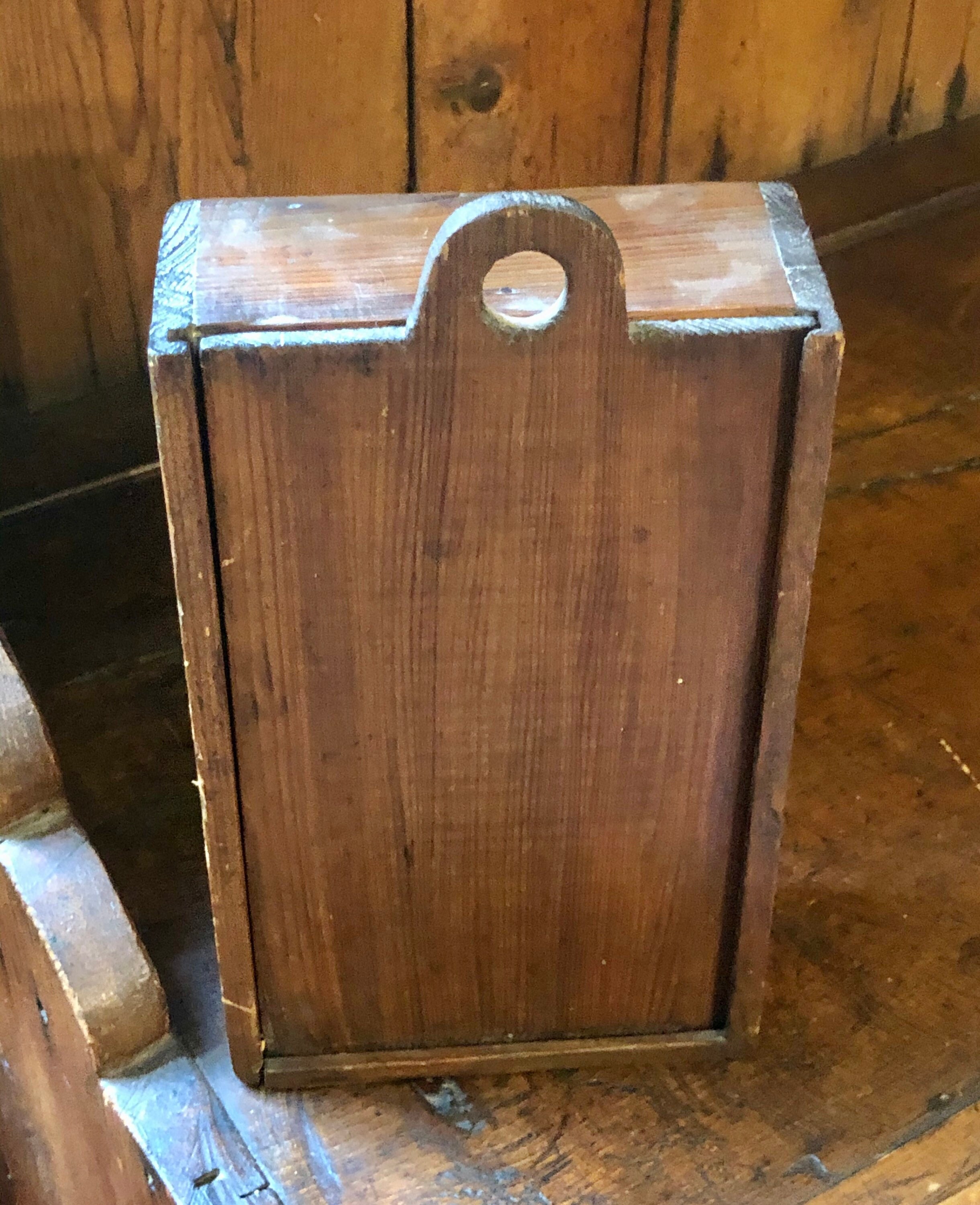 Antique 1800s Wooden Lollipop Handle Wall Boxearlycandle - Etsy