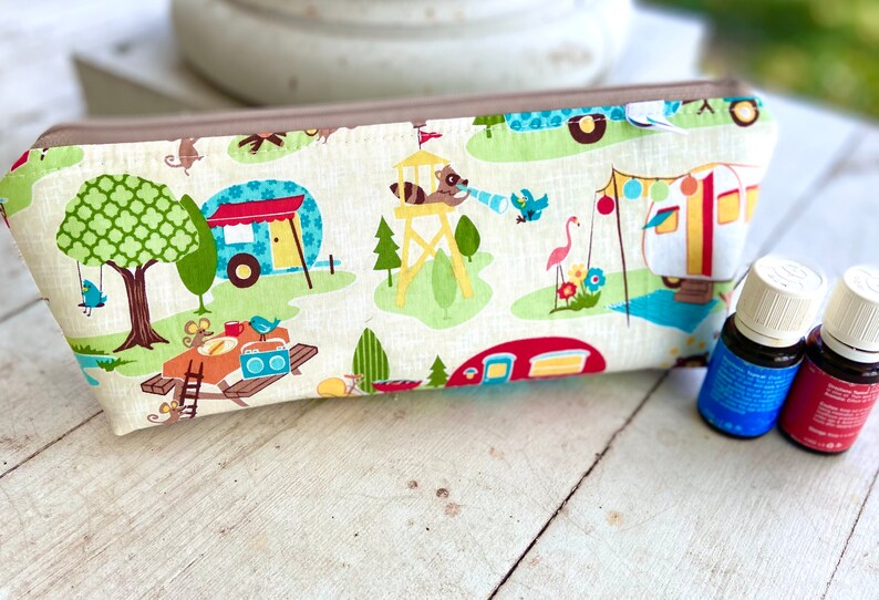 Essential oil bag camper coordinating set mini bag travel case | Etsy