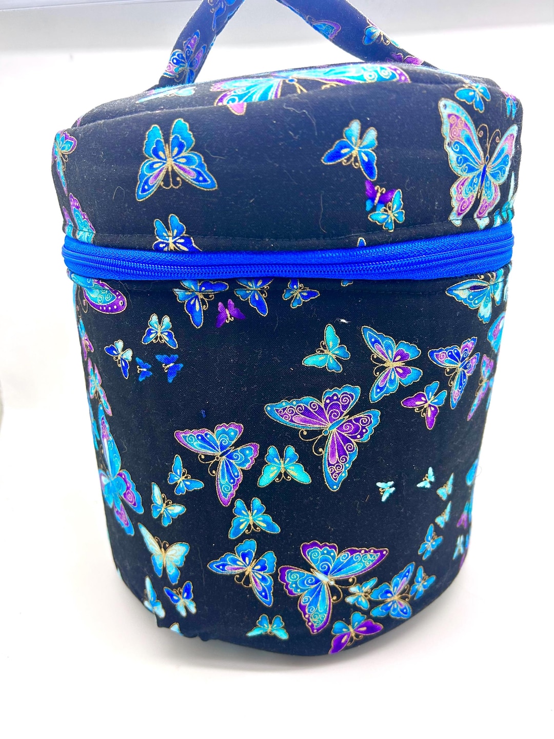 Diffuser Bag, Essential Oil Bag, Blue Butterflies Holds 12 Oils Plus ...