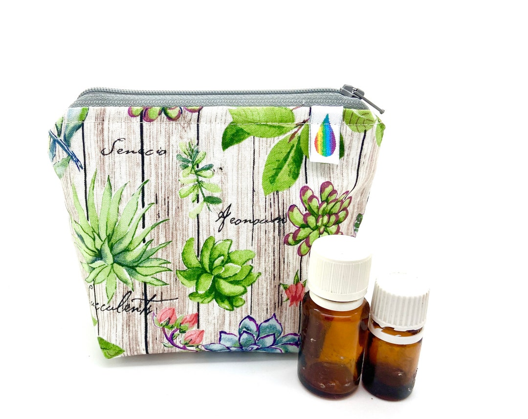 Essential Oil Bag Case Cactus Mini Essential Oil Gift Essential Oil ...