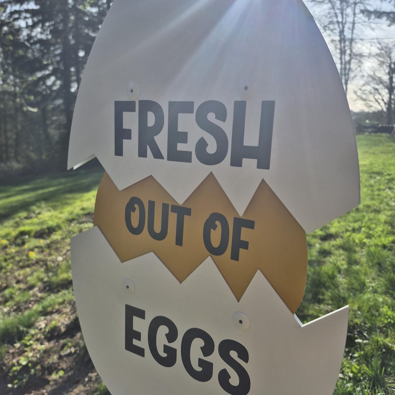 Fresh Eggs Sold Out Sign - Etsy