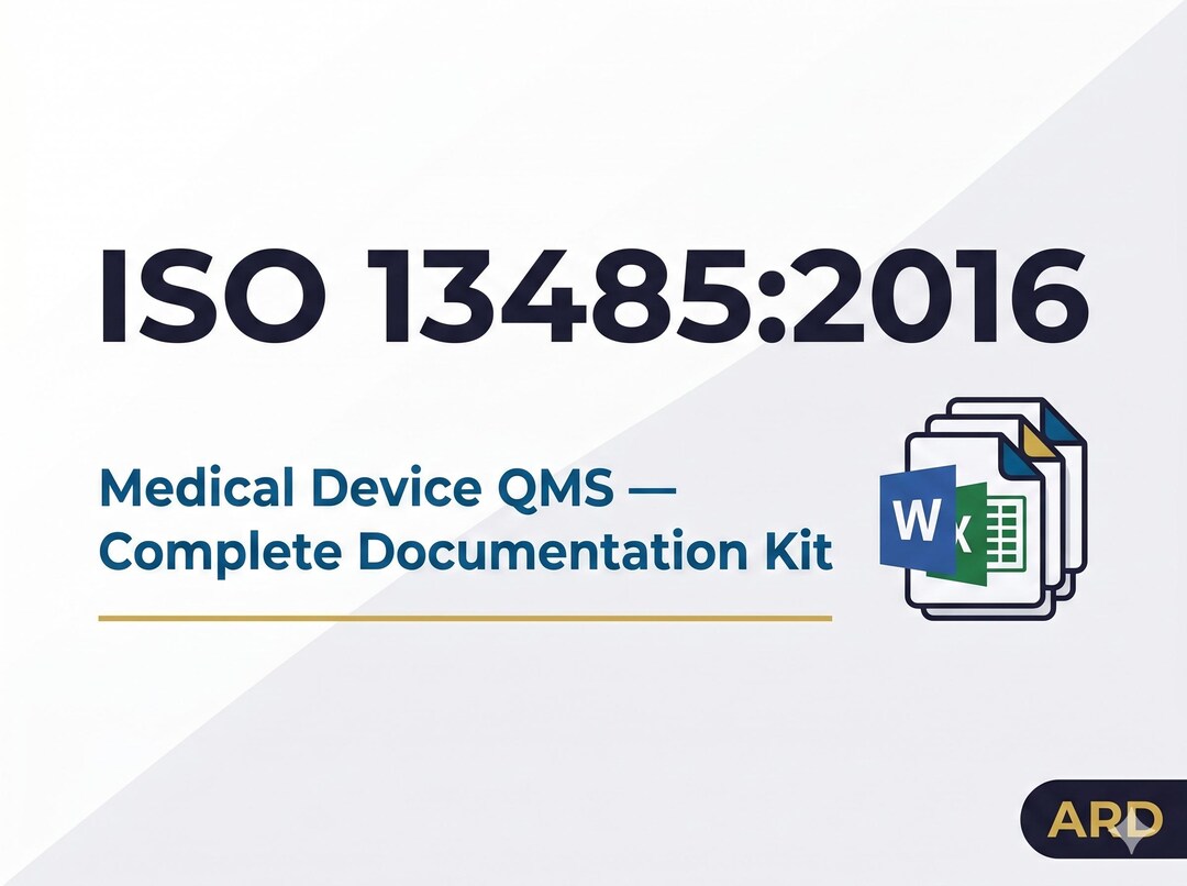 ISO 13485:2016 Medical Device QMS Full Pack System Documents - Etsy