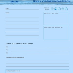 Gratitude Journal Printable PDF, 99 Page Daily Affirmation Journal ...