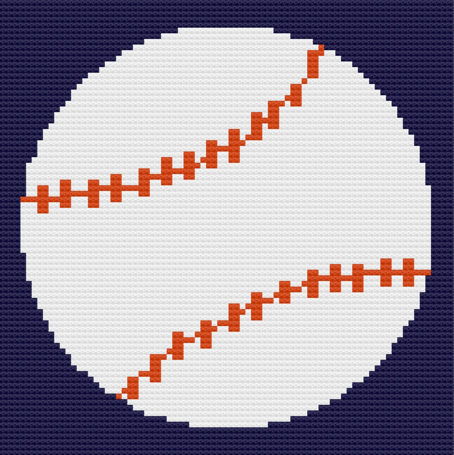 Baseball Afghan C2C Crochet Pattern, Graph and Written Row by Row ...