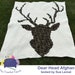 Deer Head Afghan, C2C Crochet Pattern, Graph and Written Row by Row ...