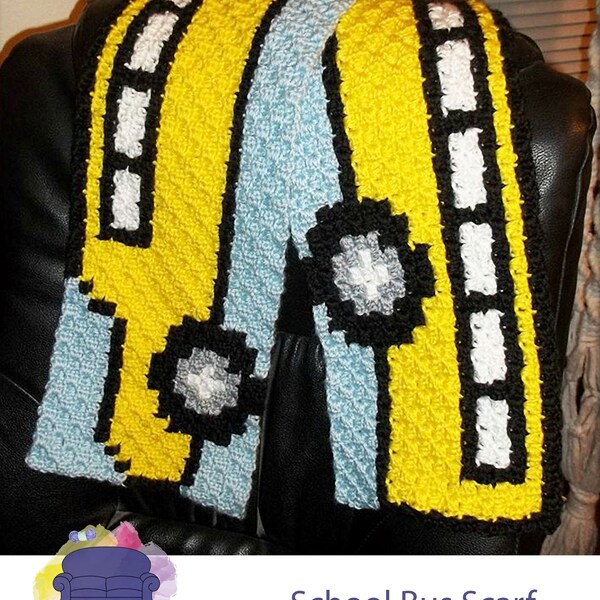School Bus Scarf - Etsy