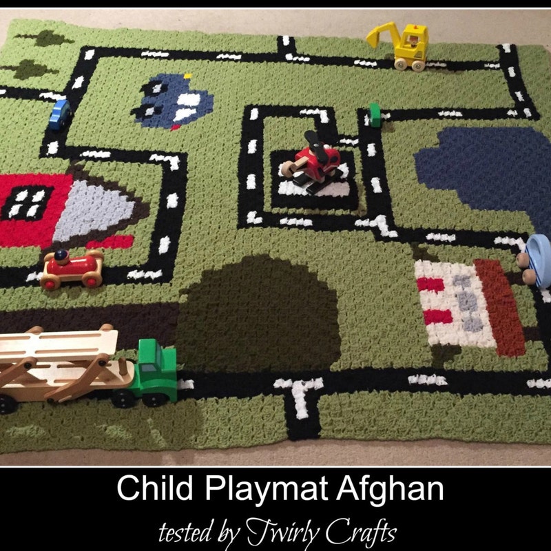 Crochet Play Mat - Etsy