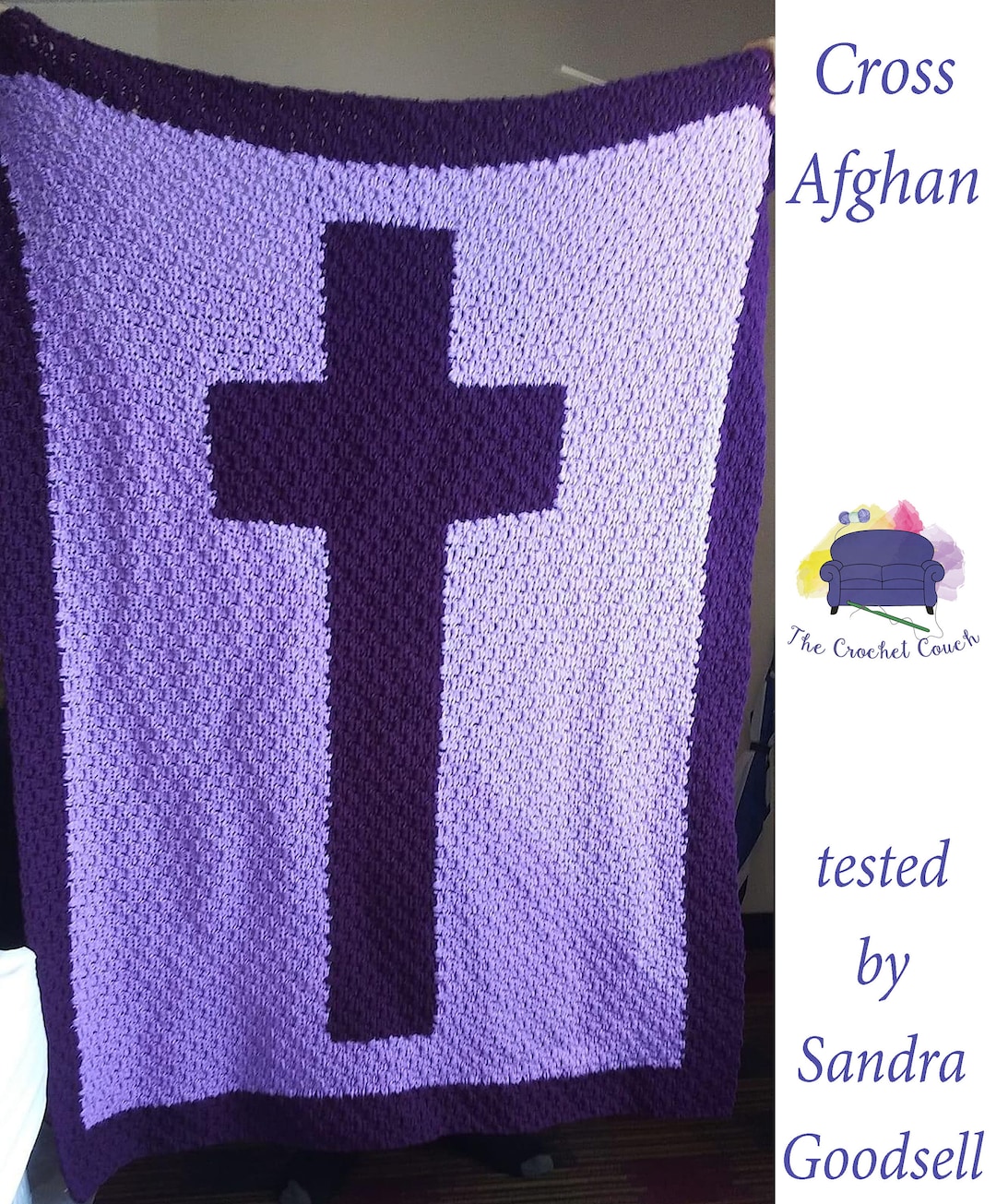 Cross Afghan C2C Crochet Pattern, Graph and Written Row by Row Included ...