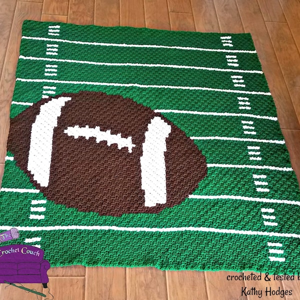 Football Afghan - Etsy