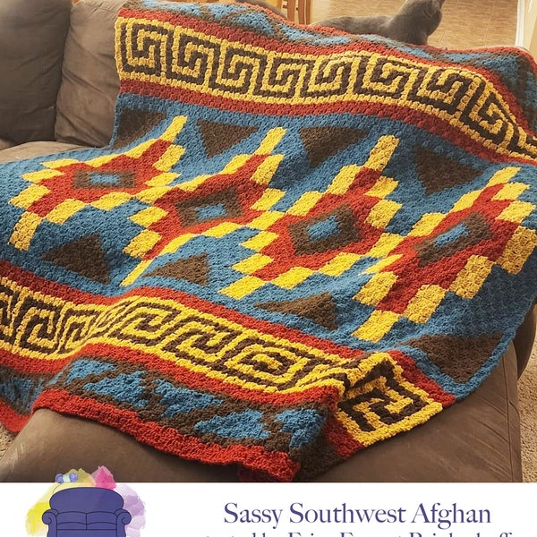Southwest Afghan Pattern - Etsy